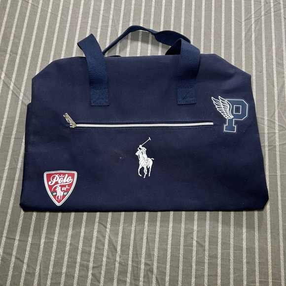 Polo Ralph Lauren | Bags | 223 Polo Ralph Lauren Navy Blue Weekender ...